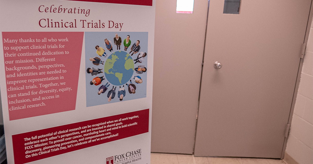 Fox Chase Cancer Center Honors Innovation and Achievement in Honor of Clinical Trials Day | Fox ...